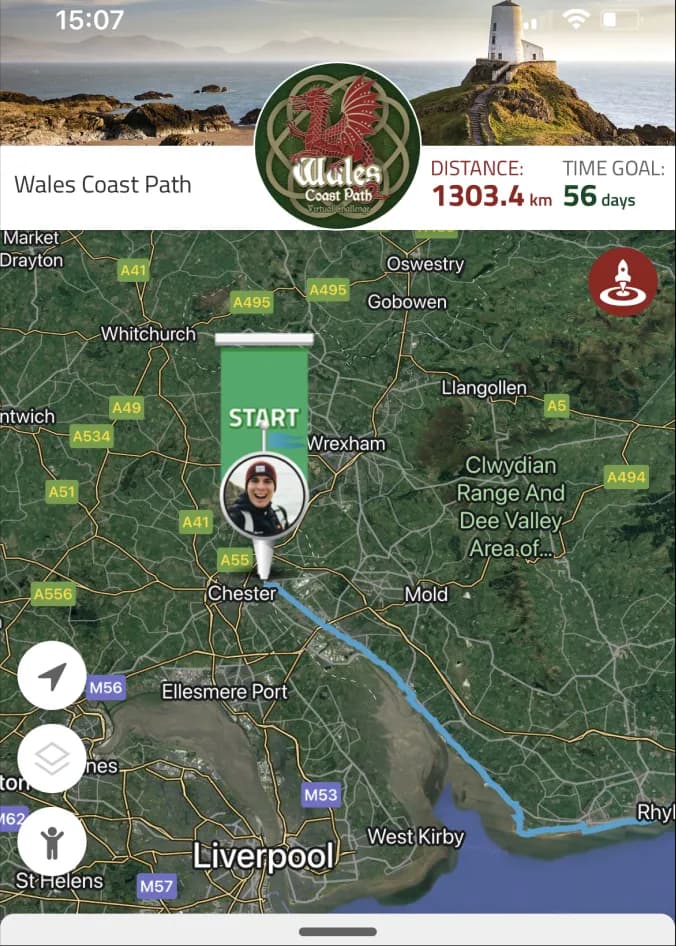 Wales Coast Path | Virtual Fitness Challenge | The Conqueror