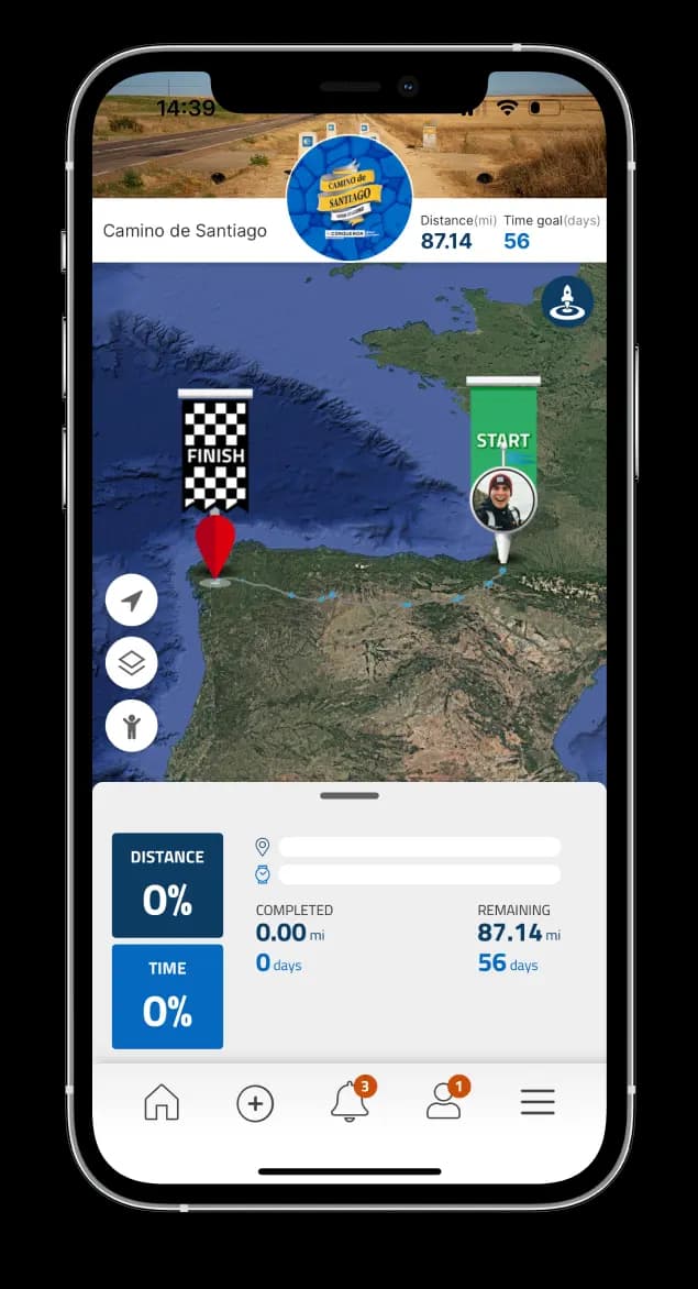 Camino de Santiago | Virtual Fitness Challenge | The Conqueror
